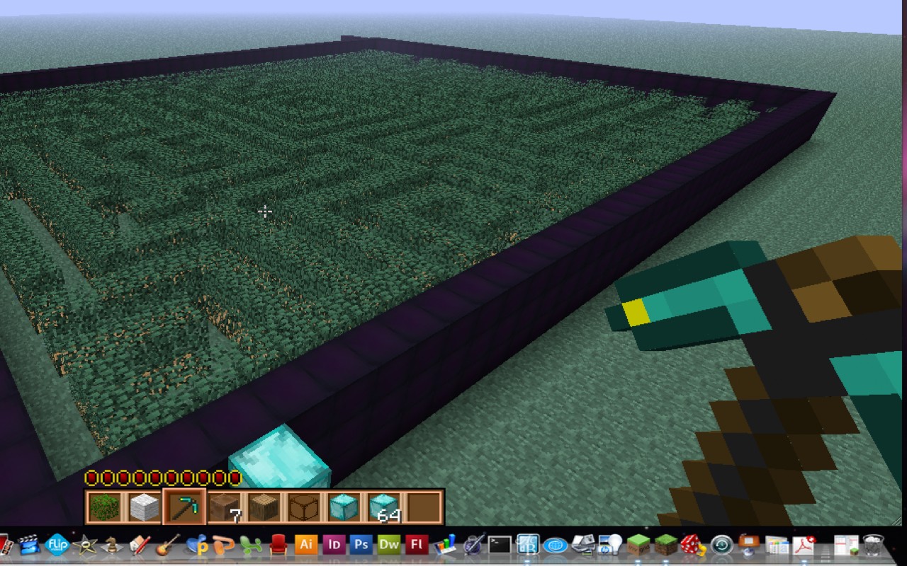 hedge maze Minecraft Map